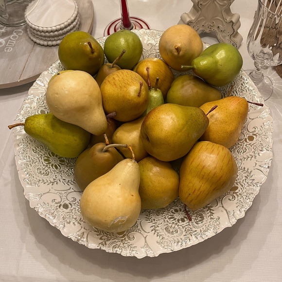 Various | Accents | Pears Realistic Looking Total Of 2 Pears Decor ...